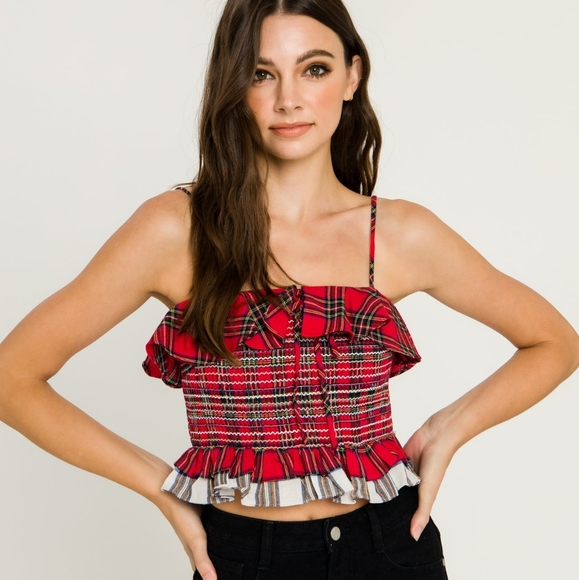 English Factory | Tops | Nwt English Factory Tartan Check Tank Top | Poshmark